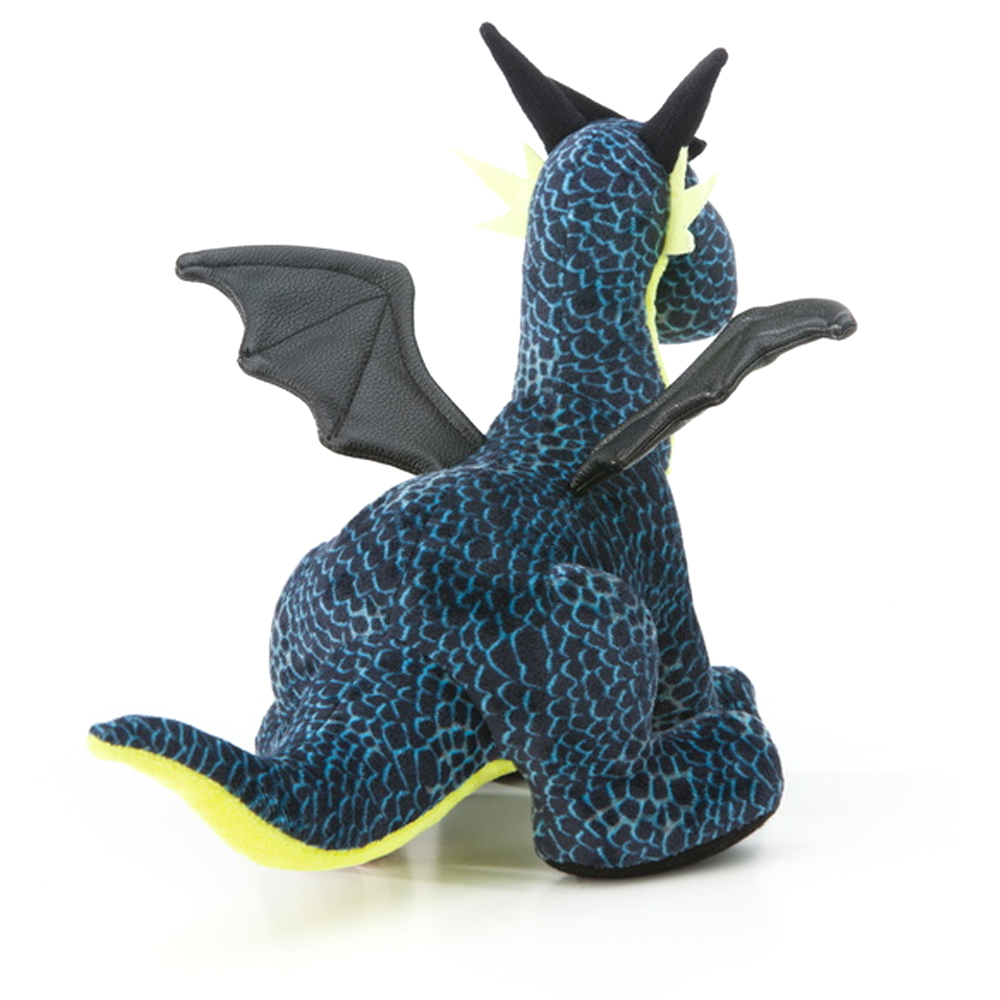 NICI. Dragón de hielo negro / azul de pie 30cm